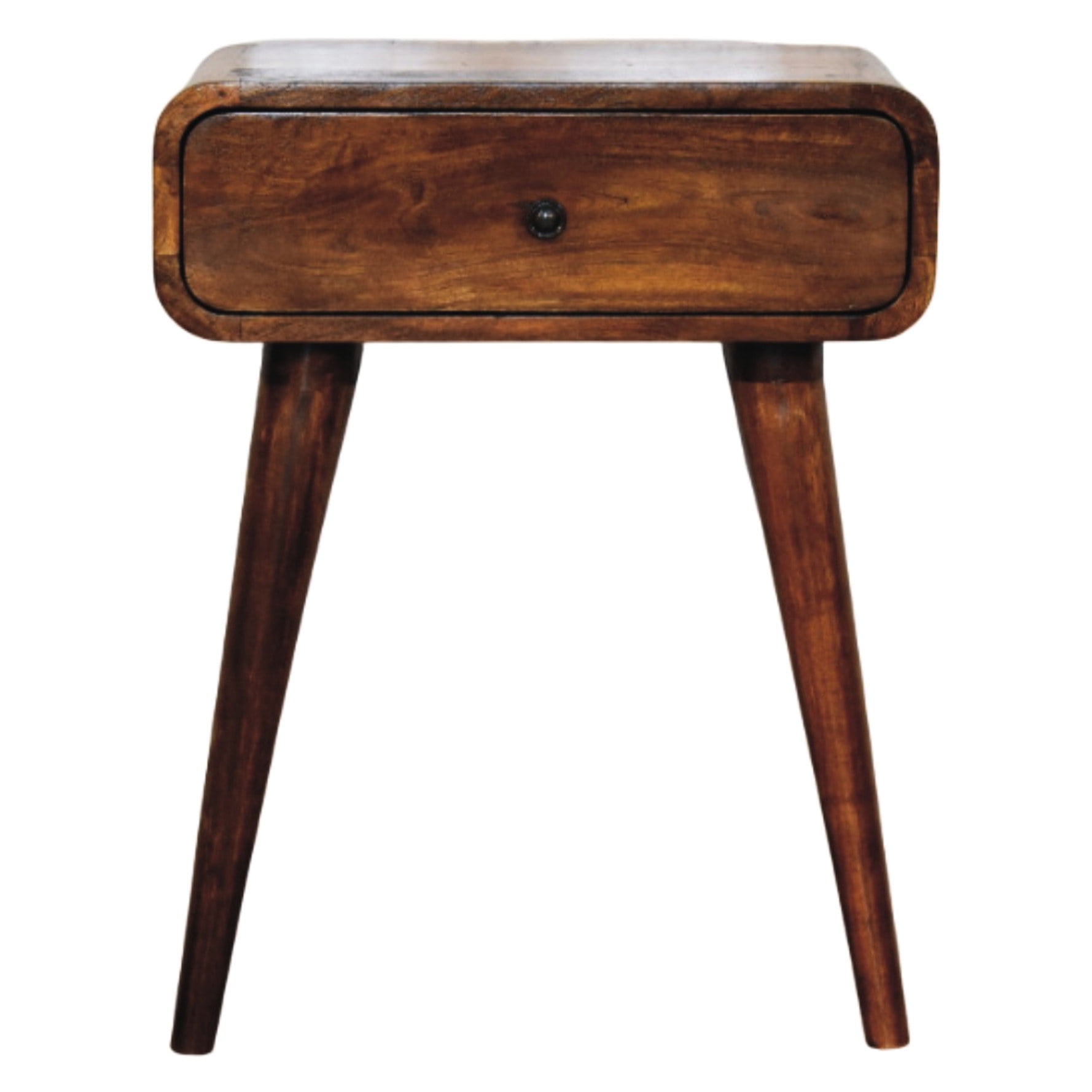 Solid Mango Wood - Single Drawer Discreet Storage - Bedrooms or Living ...
