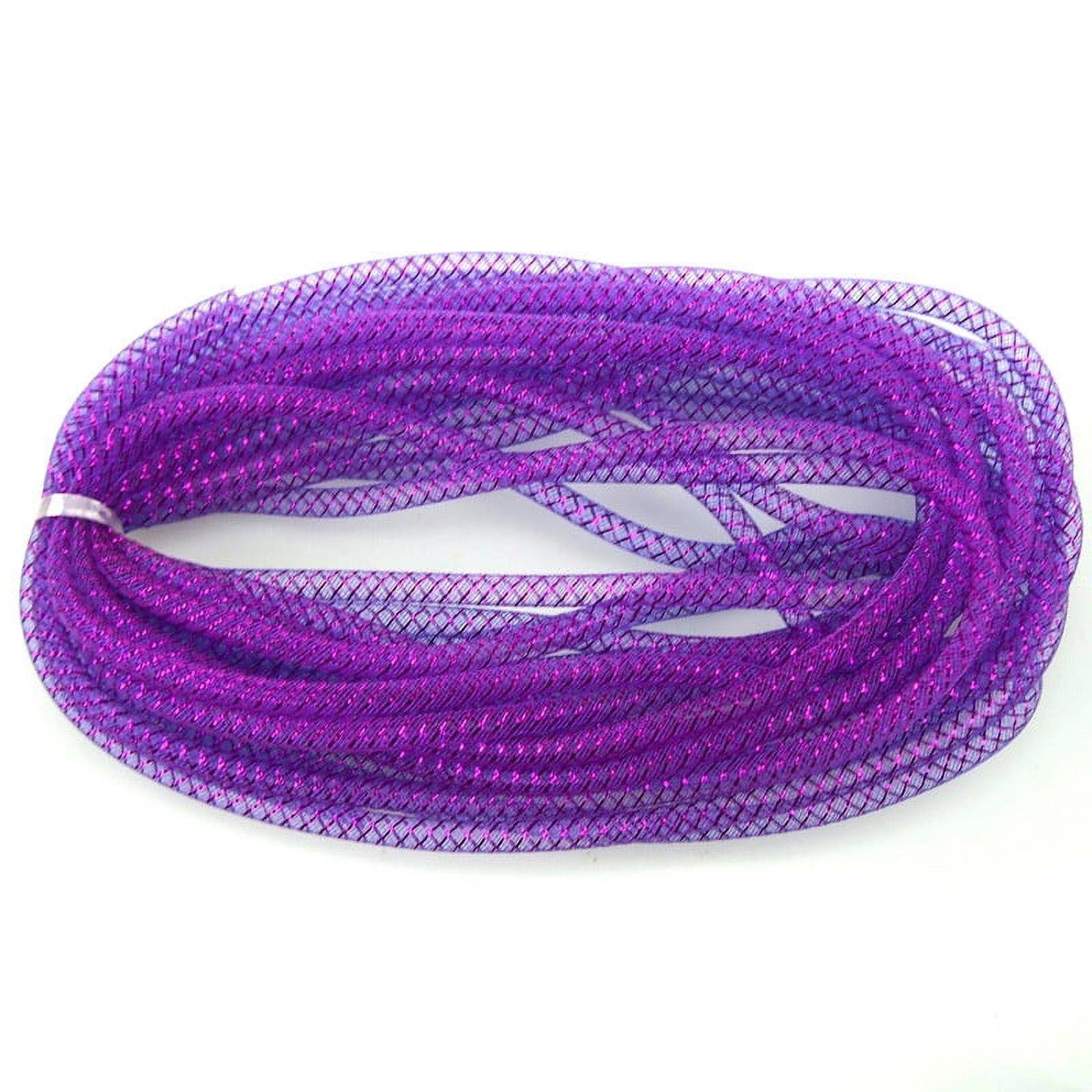 Walmart Solid Metallic Craft Wire Mesh Tubing Deco Flex Ribbon, 8mm, 10 ...