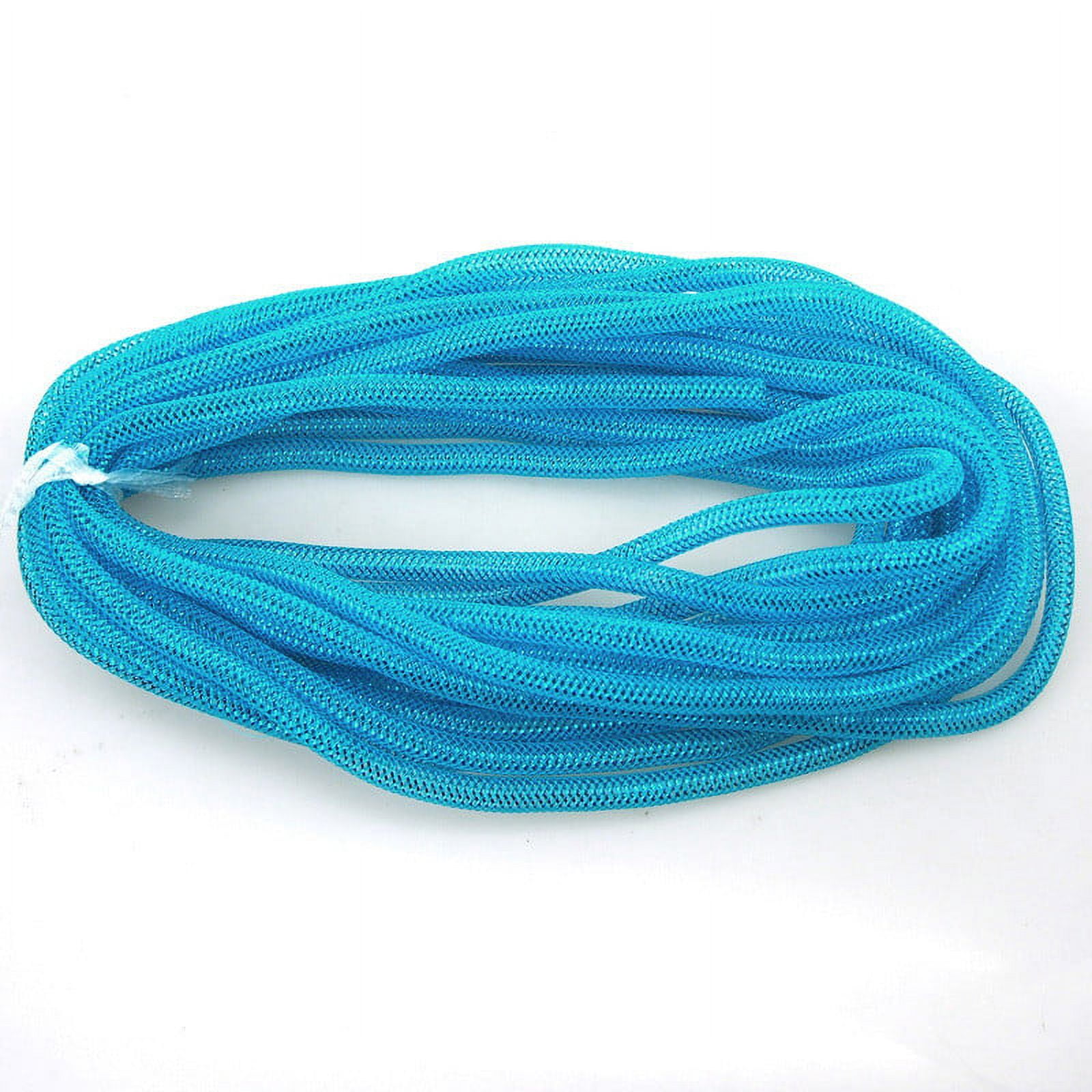 Solid Mesh Tubing Deco Flex Ribbon, 8mm, 10-yard, Turquoise - Walmart.com