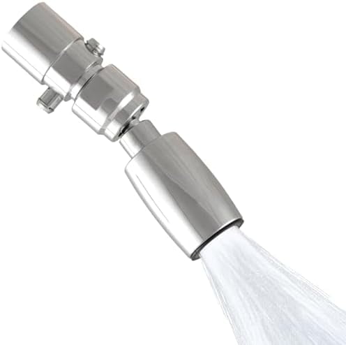 - Solid Metal 1.25 Low Flow Shower Head with Trickle Valve & Protective ...