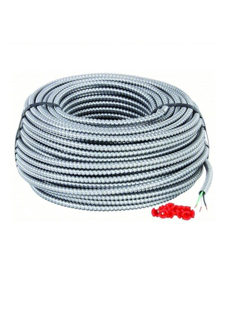 Solid Metal Clad 10/2 Cable with Ground Wire 125 Feet - MC Aluminium ...