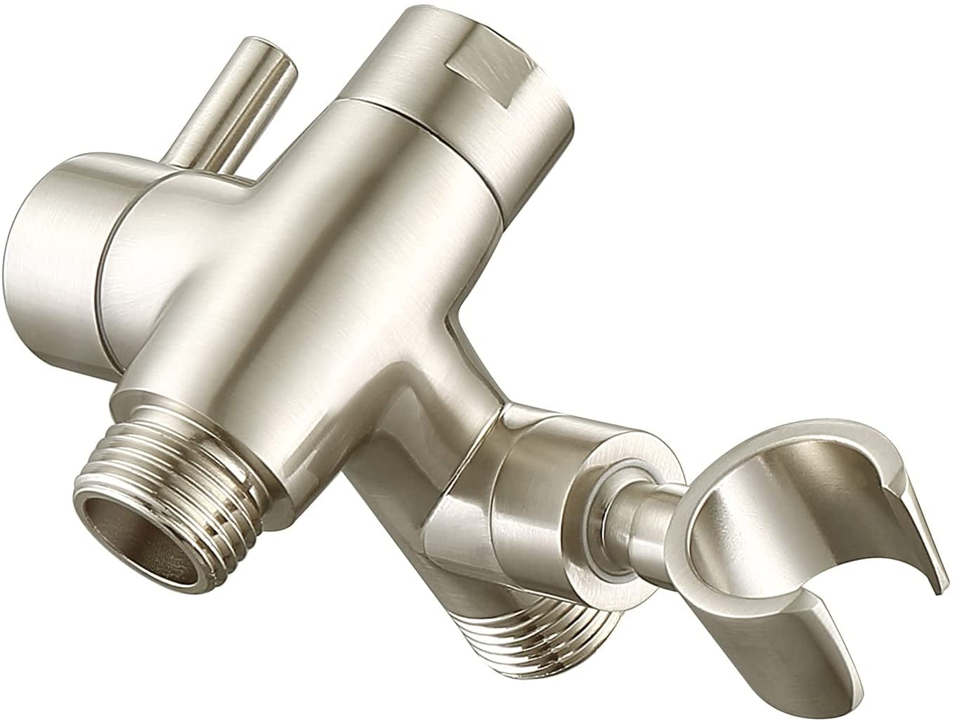 Solid Metal Shower Arm Diverter with Handshower Mount for Hand Held ...