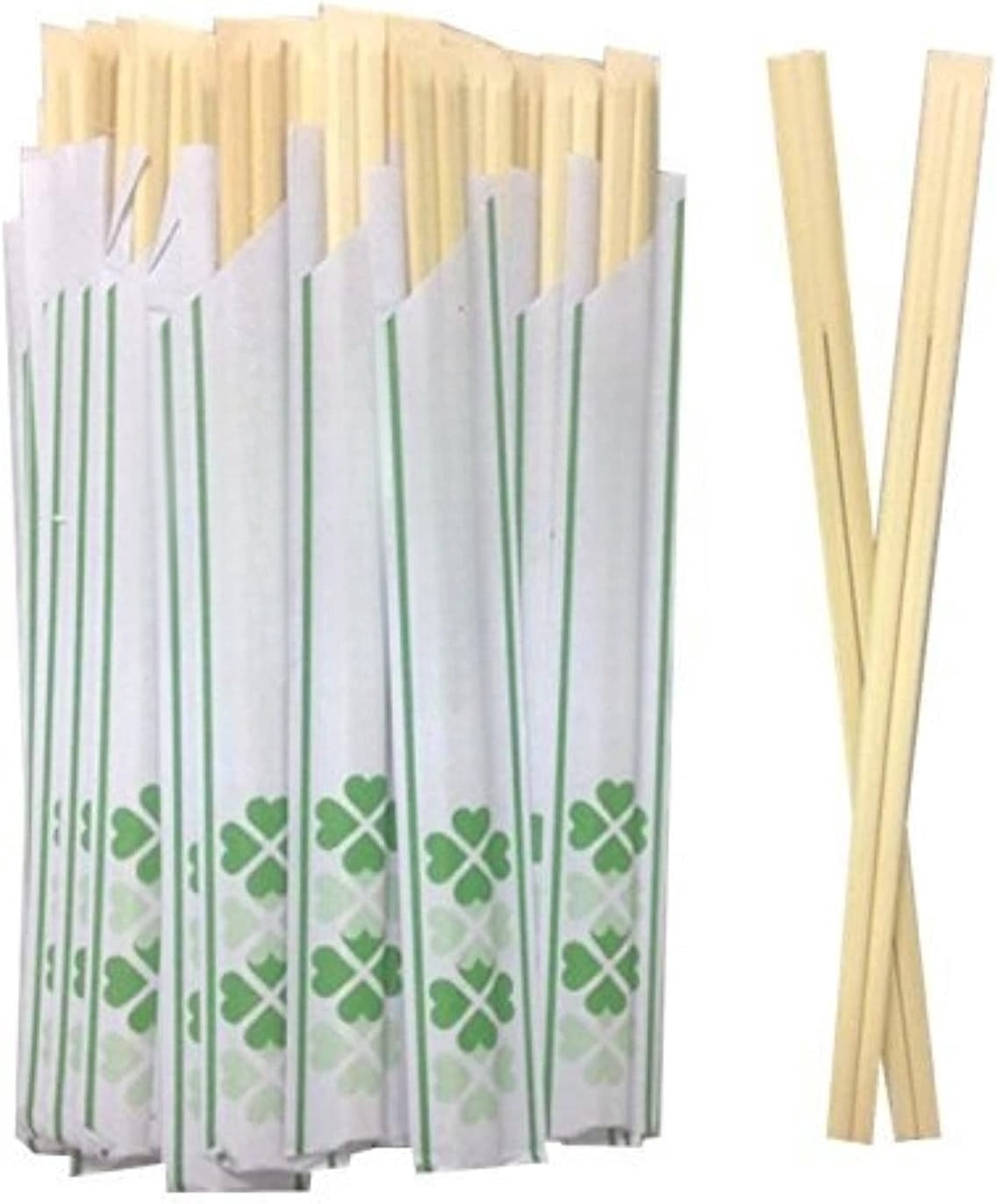 Solid No Splinter Chopsticks 40 pairs | Individually Wrapped Disposable ...