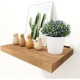 Solid Oak Floating Shelves, 16" Wide X 10" Deep Floating Shelves, Heavy ...