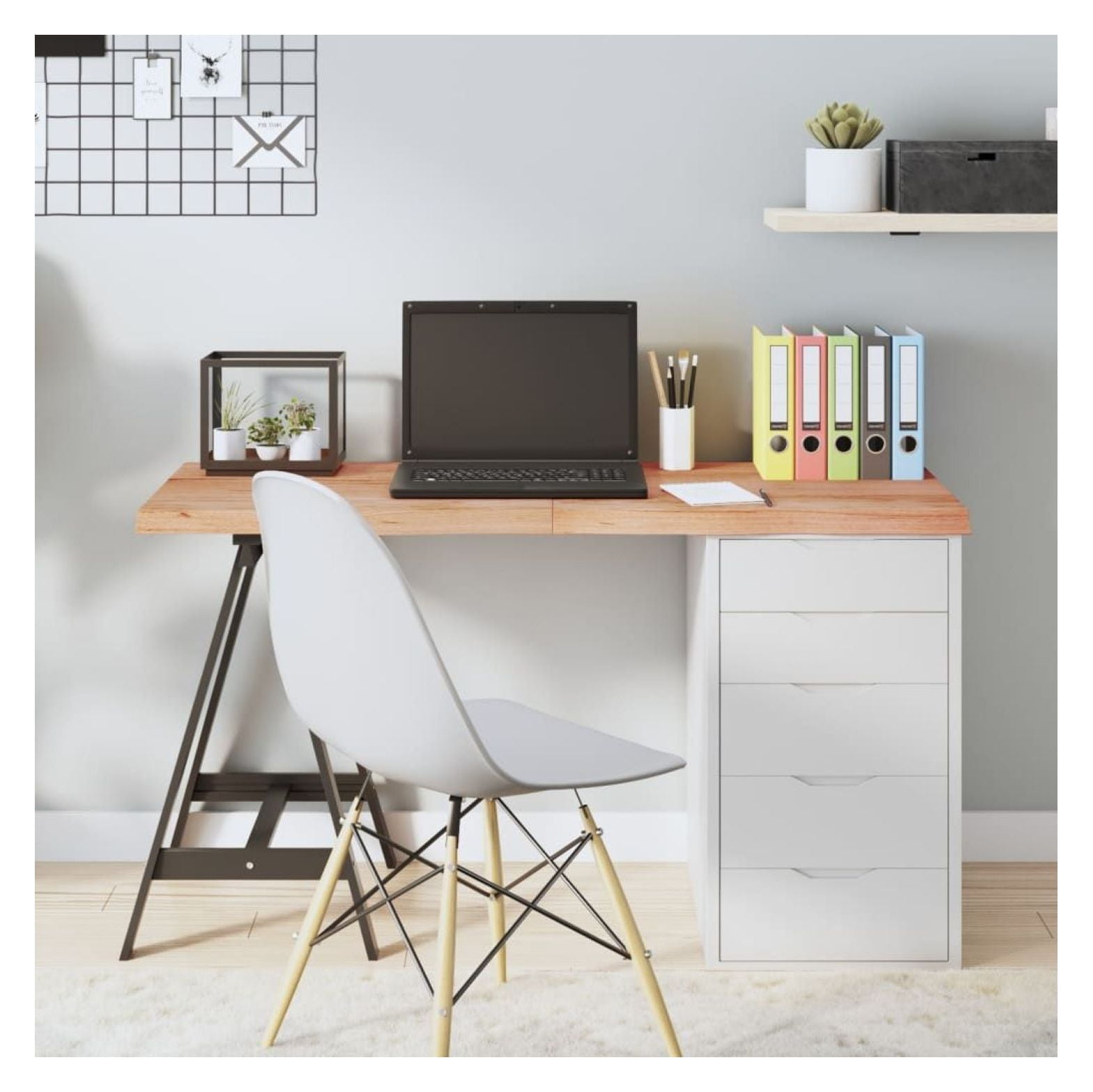 Solid Oak Table Top 47.2"x23.6", Light Brown Wood Replacement Tabletop ...