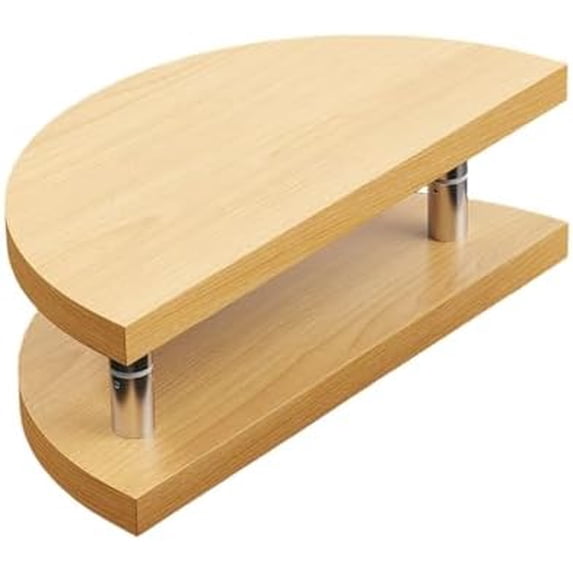 Solid Oak Wood Door Handle Pull 7.9-inch Diameter Half-Round, Natural ...