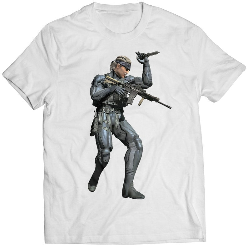 Solid Old Snake MGS 4 Premium Unisex T-shirt (vectorized Design ...