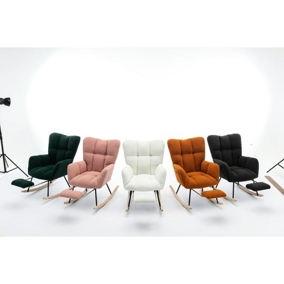 Solid Pattern Green Teddy - Ergonomic Rocking Function - Ideal for ...