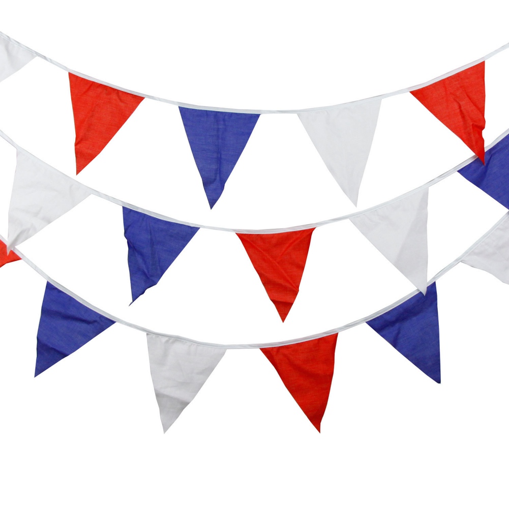 Solid Pennant Banners Flags String Triangle Hanging DIY Bunting Flags ...
