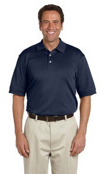 Devon & Jones Men's Solid Perfect Pima Interlock Polo - Walmart.com