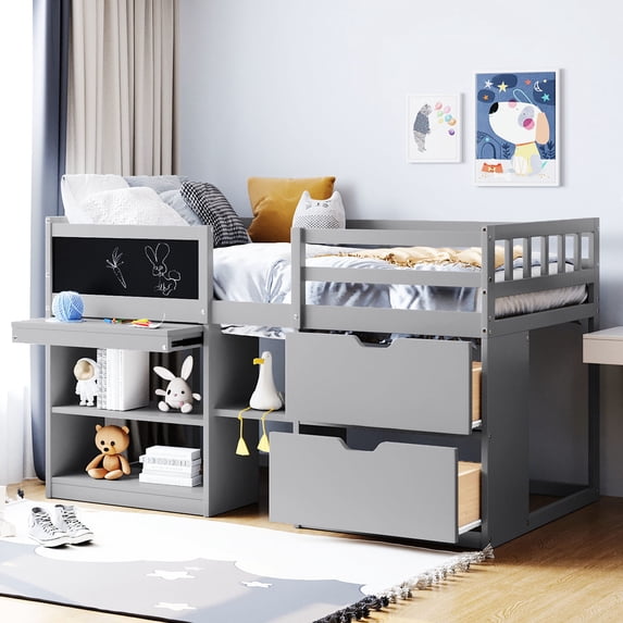 Solid Pinewood Twin Loft Bed | Strong Structure and Durable Use | Keep ...