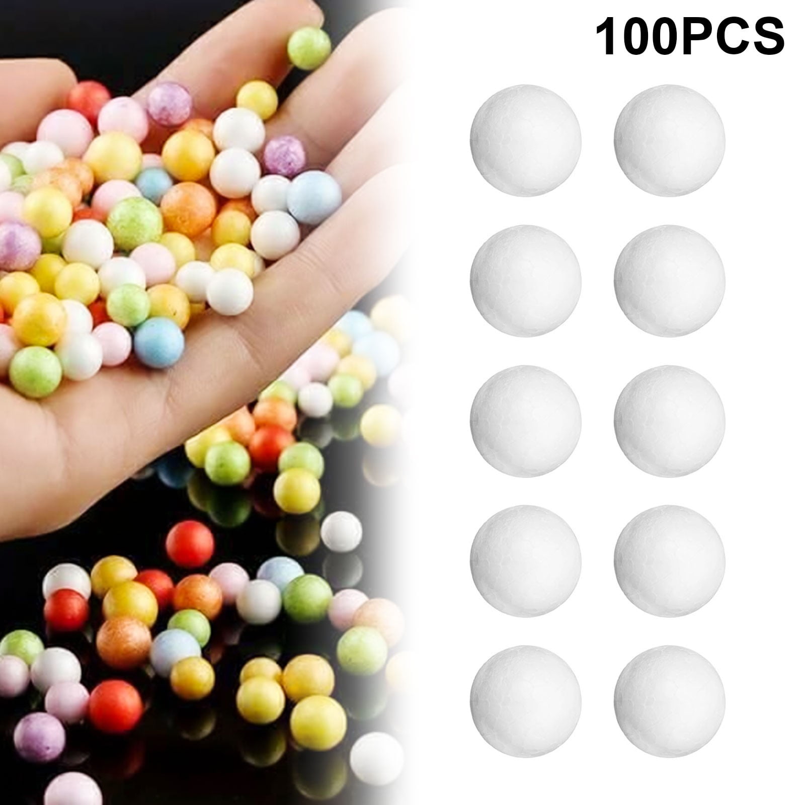 Solid Polystyrene Balls Craft Floral Cake Sweet Tree 20Mm - 30Mm Huge ...