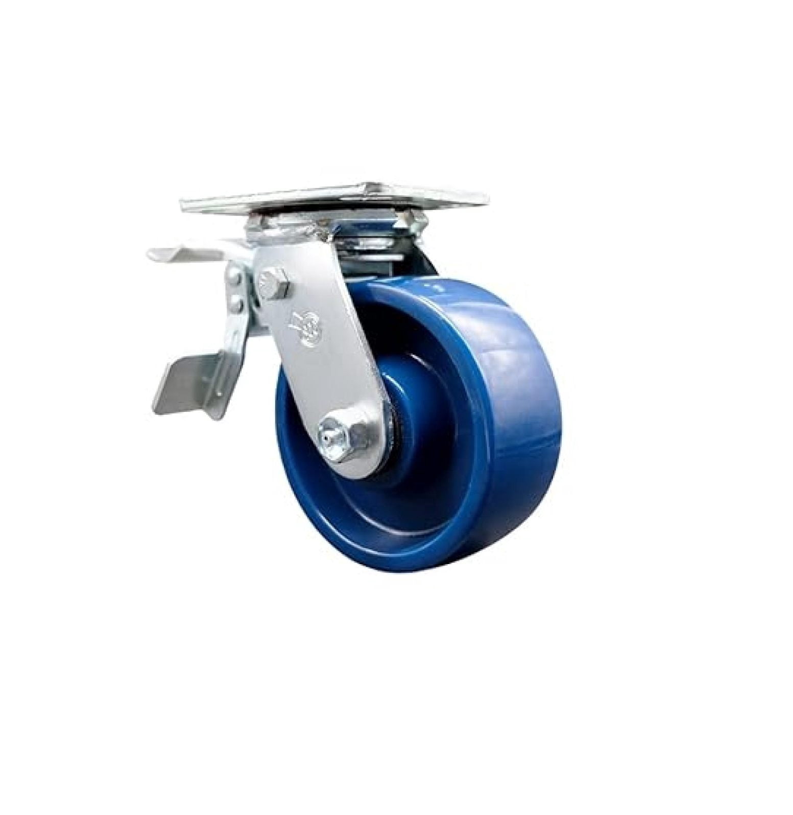 Solid Polyurethane Swivel Top Plate Heavy Duty Caster with 5 Inch Wheel ...
