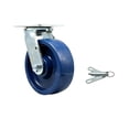 Solid Polyurethane Swivel Top Plate Heavy Duty Caster with 6 Inch Wheel ...