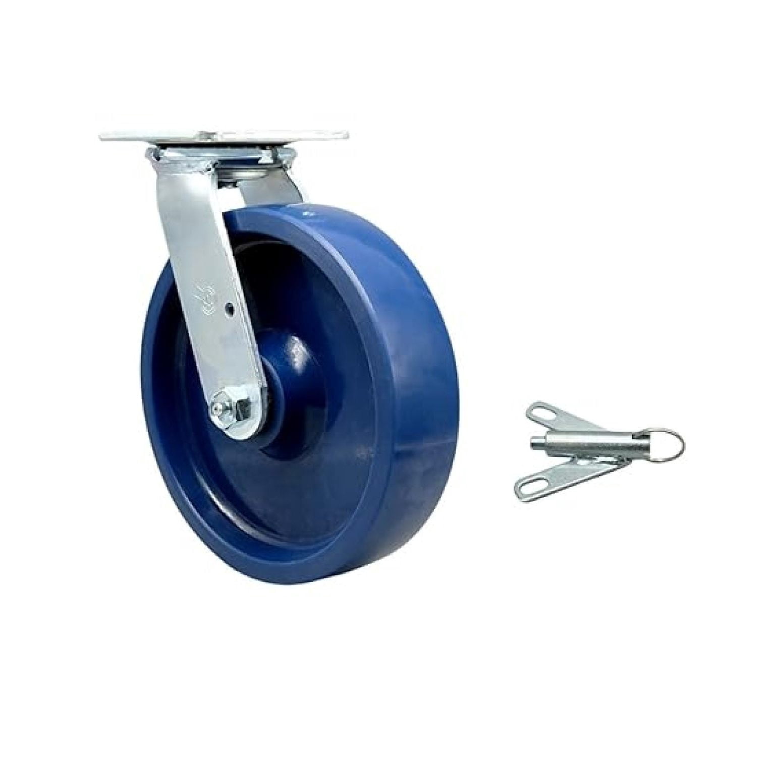 Solid Polyurethane Swivel Top Plate Heavy Duty Caster with 8 Inch Wheel ...
