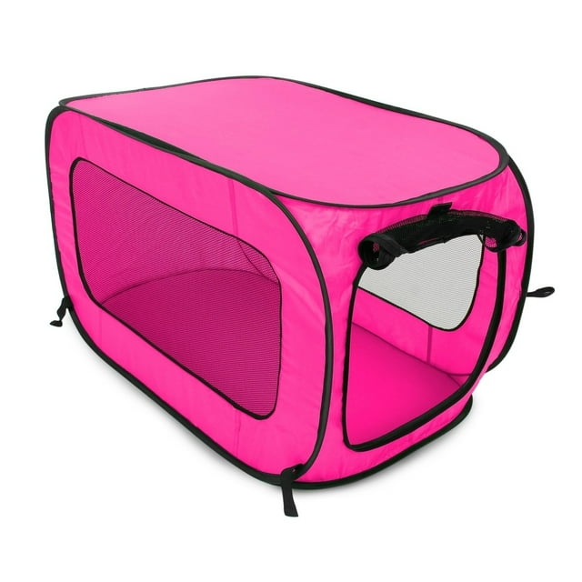 Solid Pop-Up Pet Kennel - Walmart.com