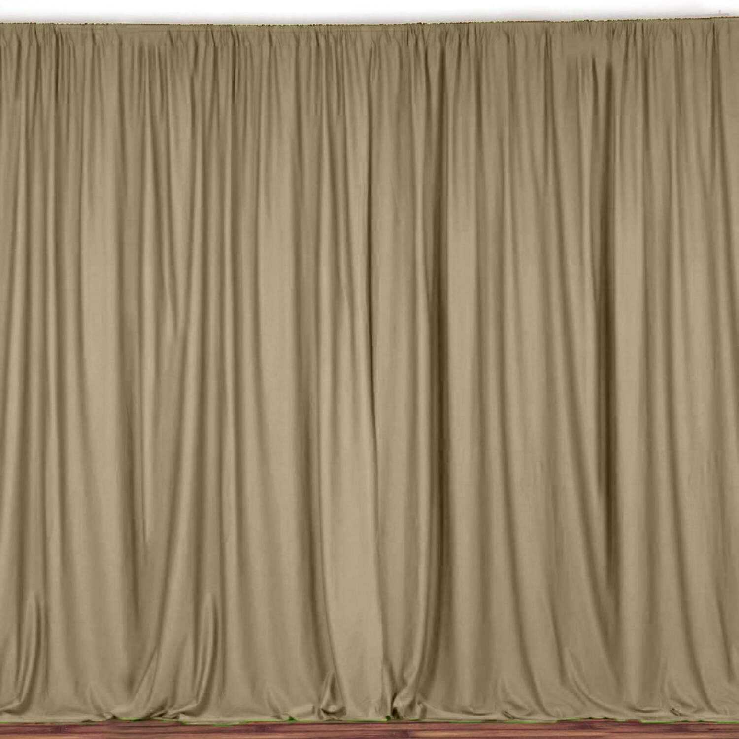 Solid Poplin Window Curtain or Photography Backdrop 58" Wide Beige ...