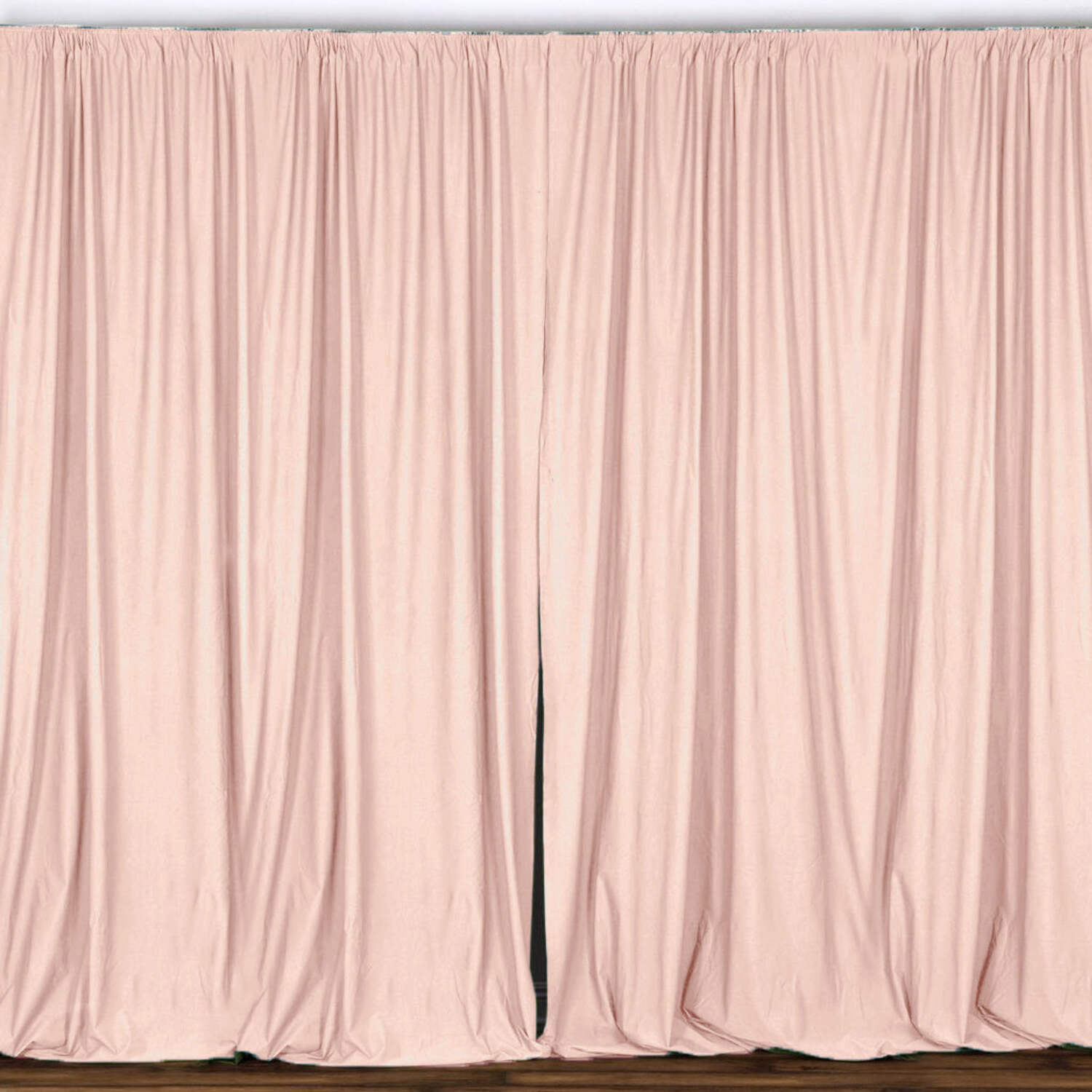 Solid Poplin Window Curtain or Photography Backdrop 58" Wide Blush ...