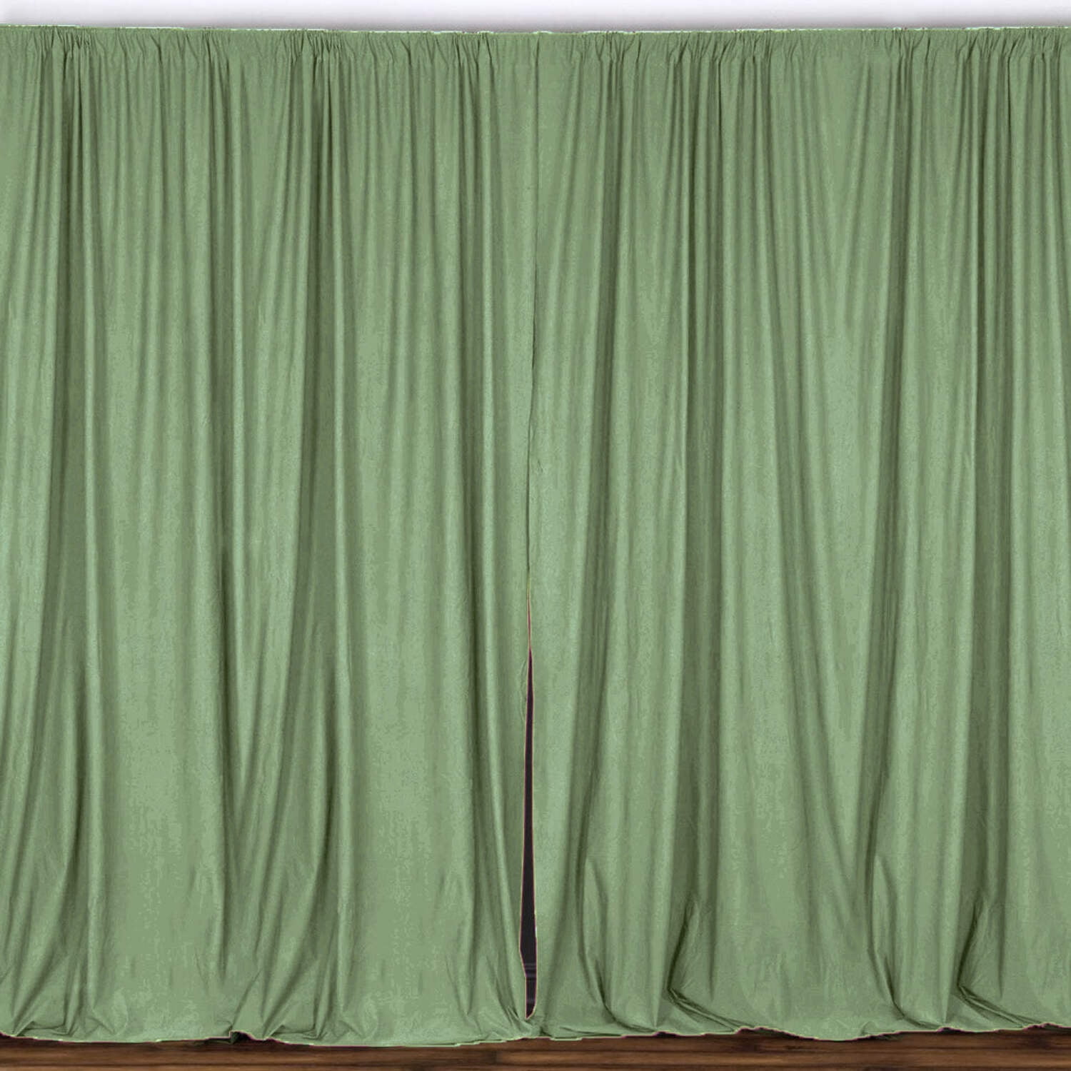 Solid Poplin Window Curtain or Photography Backdrop 58" Wide Sage ...