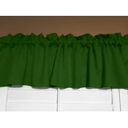 Aiking Home (Pack of 2 ) Solid Faux Silk Window Valance, 56 By 16 ...