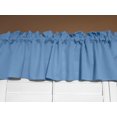 Solid Poplin Window Valance Light Blue 58" Wide - Walmart.com
