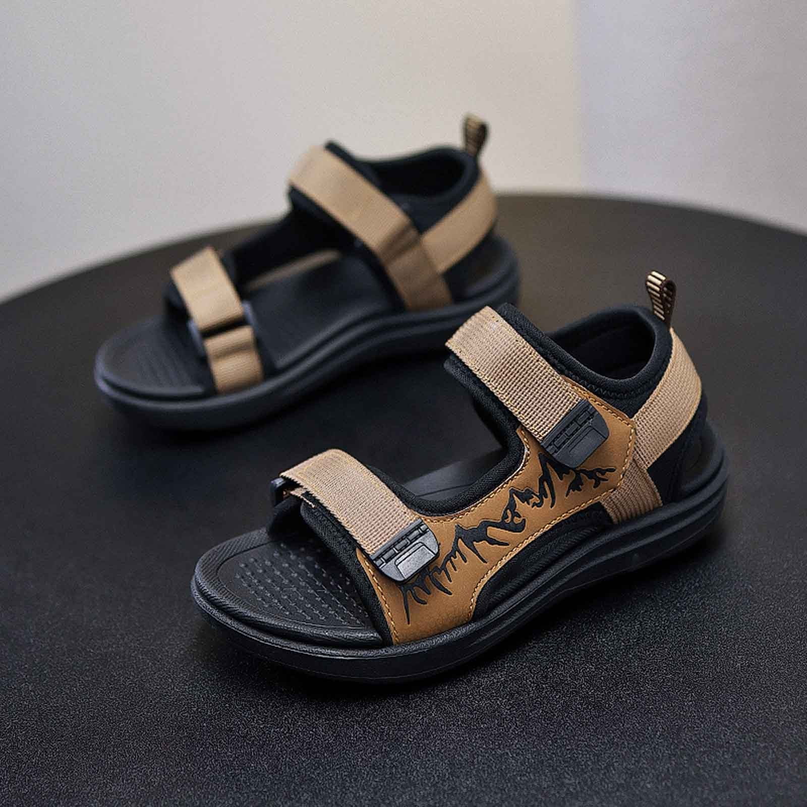 Solid Print Sleeveless Open Toe Slip Resistant Breathable Color Block ...