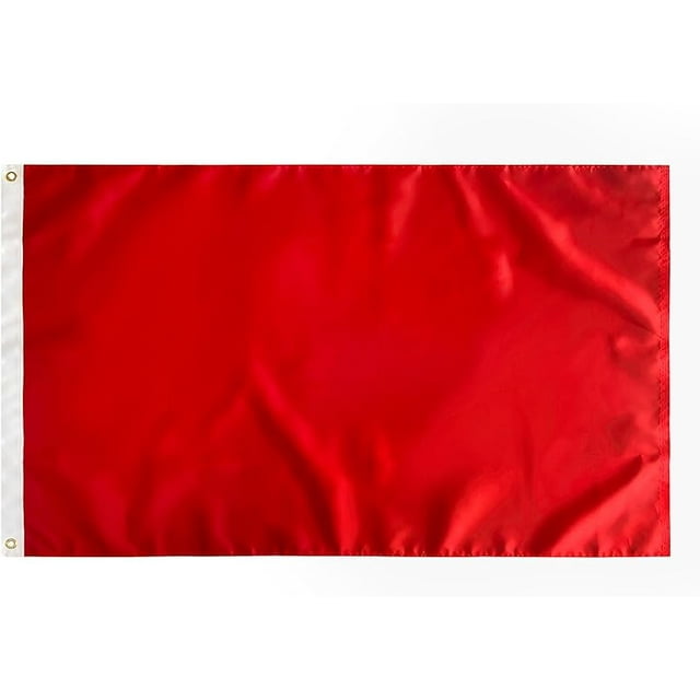 Solid Red Flag Blank Flags 3x5 Ft Create Your Own Solid Red Flag DIY ...