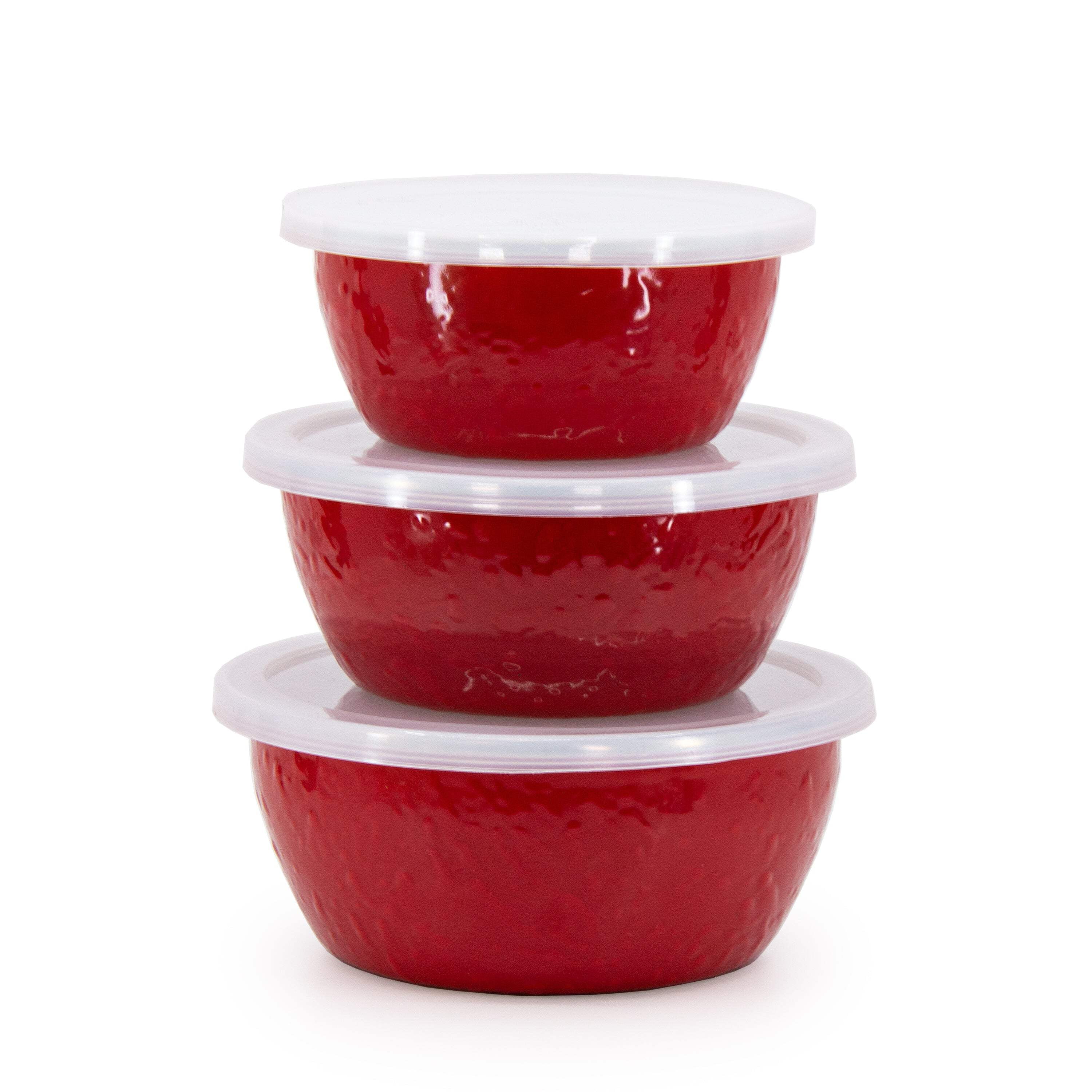 Solid Red Nesting Bowls - Walmart.com