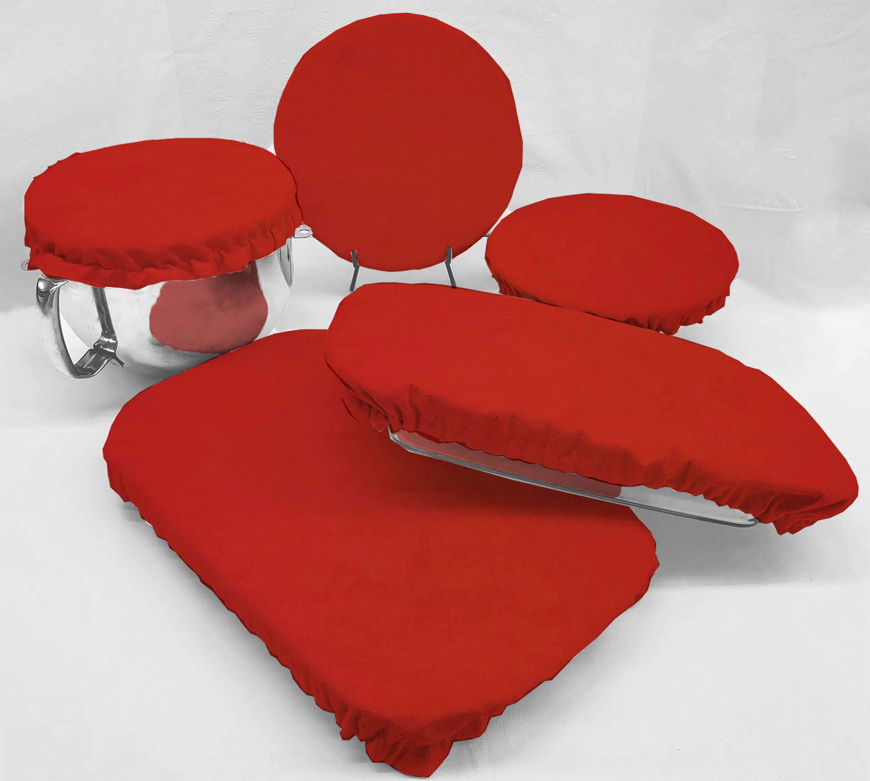 Solid Reusable Fabric Bowl and Casserole Pan Covers by Penny's Needful ...
