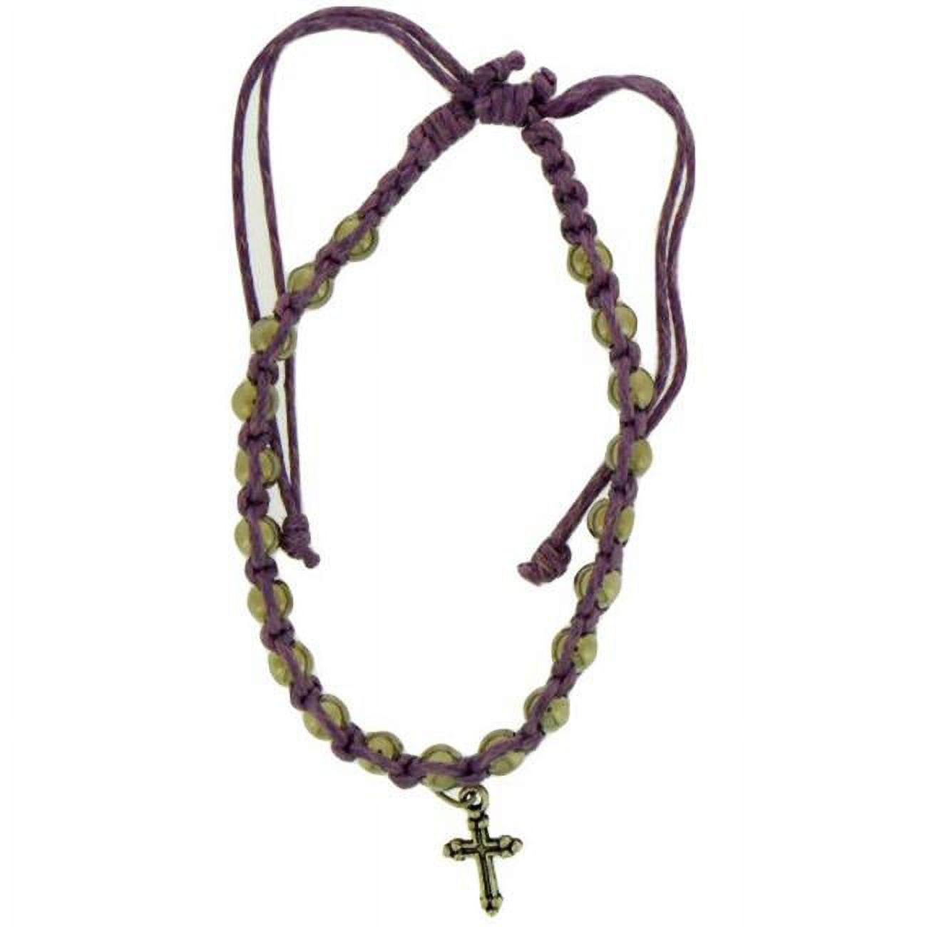 Solid Rock Jewelry 145056 Lavender Cotton Adjustable Friendship with ...