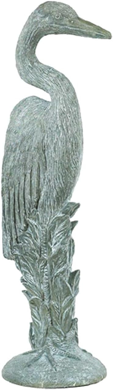 Solid Rock Stoneworks 40" Egret Concrete Statue - Flint Color - Walmart.com