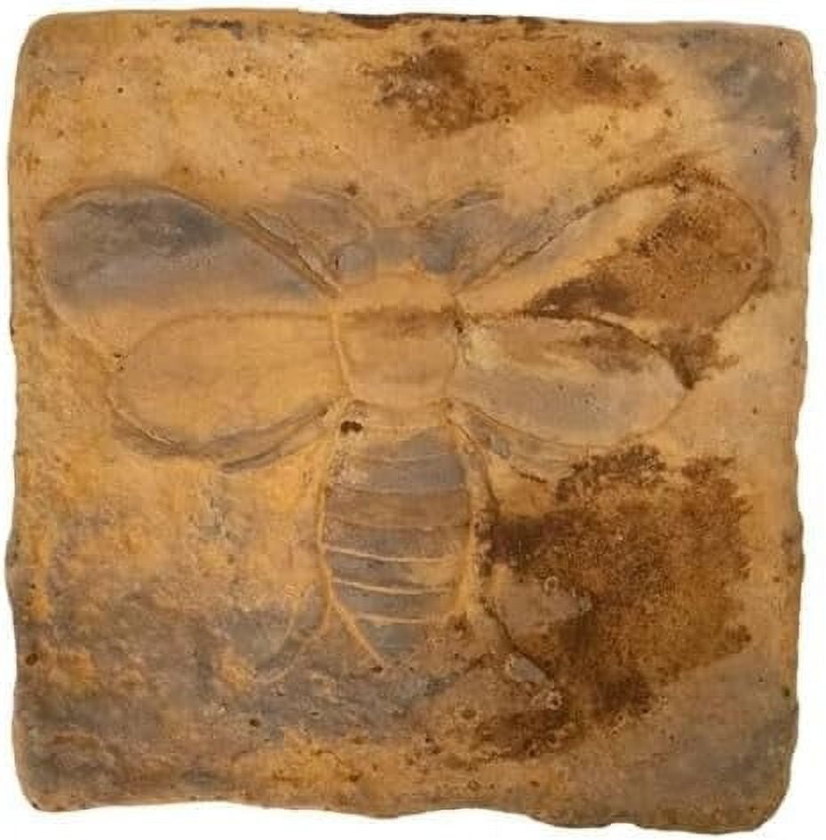 Solid Rock Stoneworks Concrete Bee Stepping Stones, Pack of 2, Rust ...