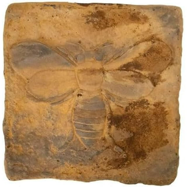 Solid Rock Stoneworks Concrete Bee Stepping Stones, Pack of 2, Rust ...