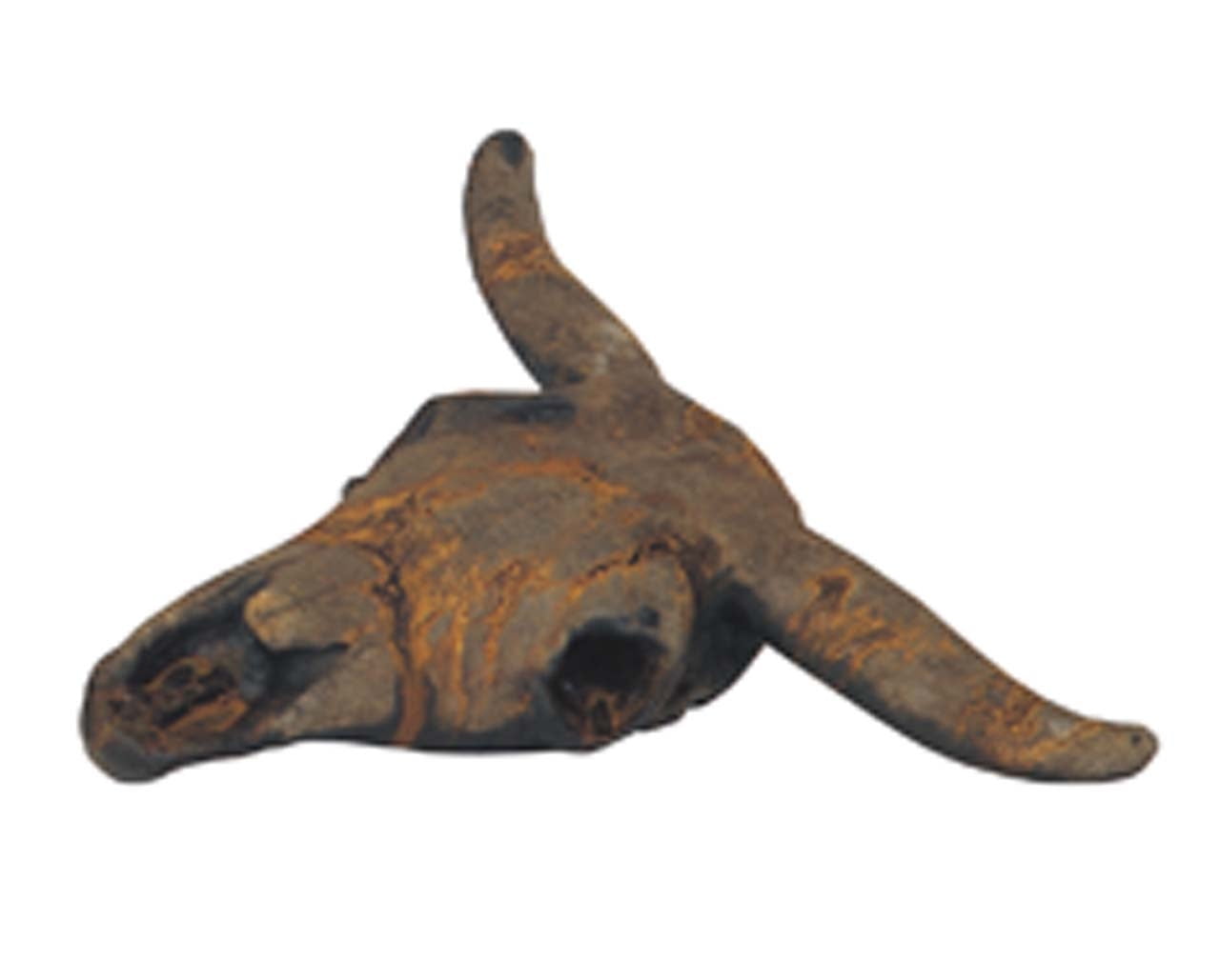 Solid Rock Stoneworks Concrete Cow Skull - Rust Stain - Walmart.com