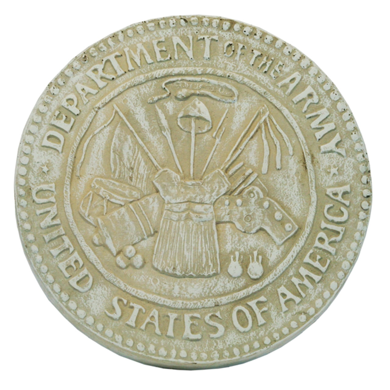 Solid Rock Stoneworks Department of Army Stone- 18" Dia- Desert Sand ...