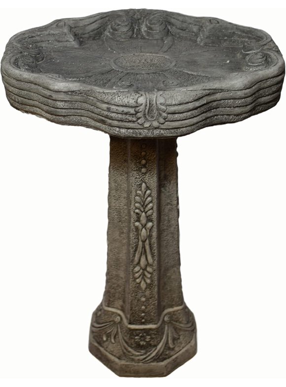 Stone & Concrete Bird Baths in Shop Bird Baths By Material - Walmart.com