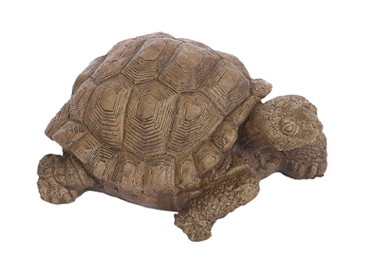 Solid Rock Stoneworks Junior Medium Box Turtle, 7" Tall, Aged Pine ...