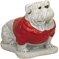 Solid Rock Stoneworks Large Bulldog Concrete Statue, 18" Tall, Life ...