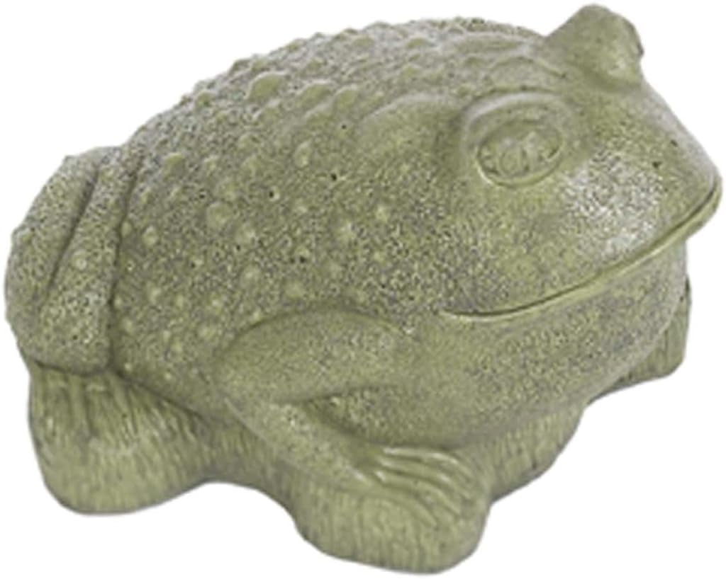 Solid Rock Stoneworks Large Frog Sculpted Eyes Concrete Statue, 6" Tall ...