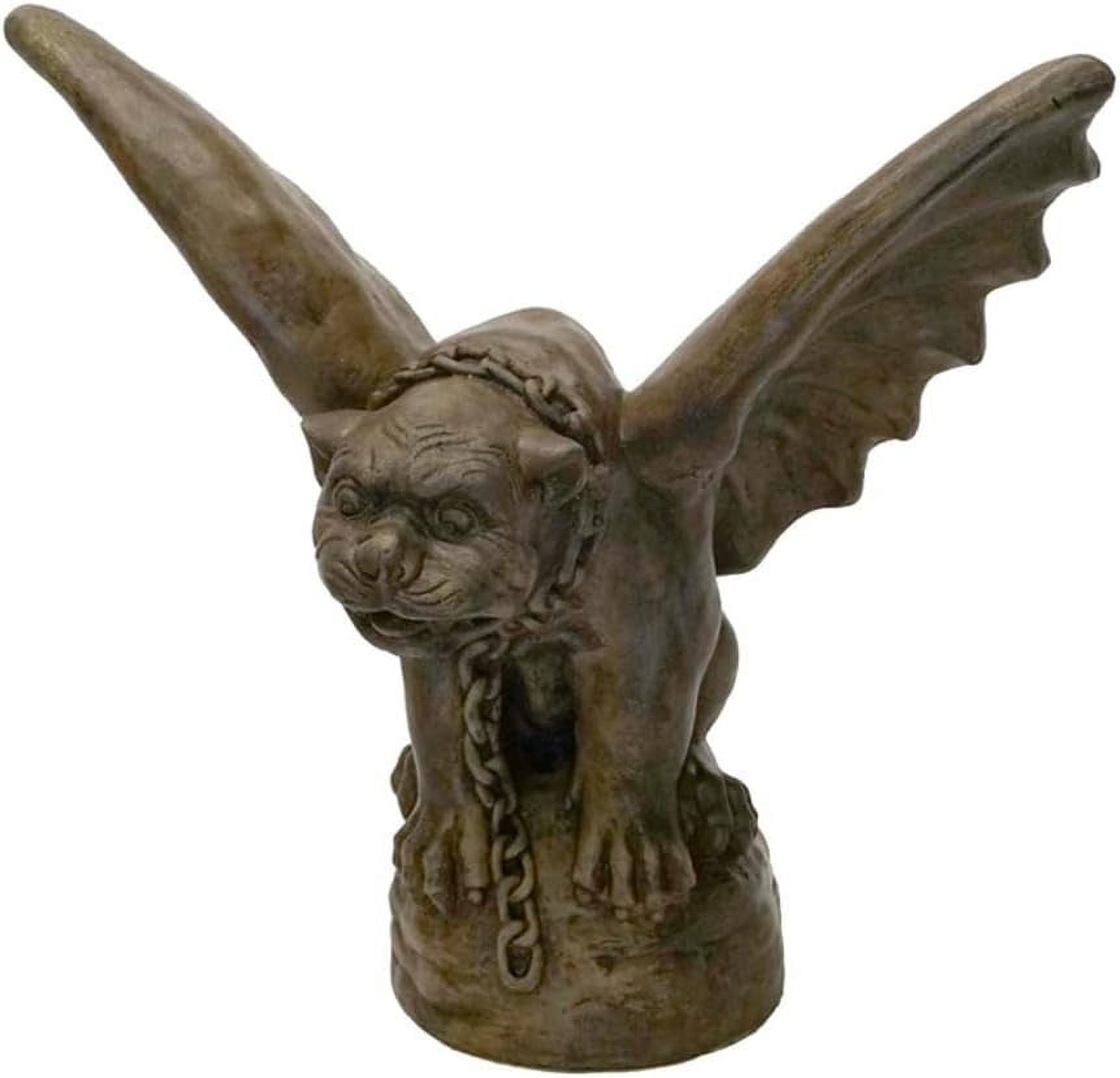 Solid Rock Stoneworks Large Gargoyle Concrete Statue, 19" Tall ...