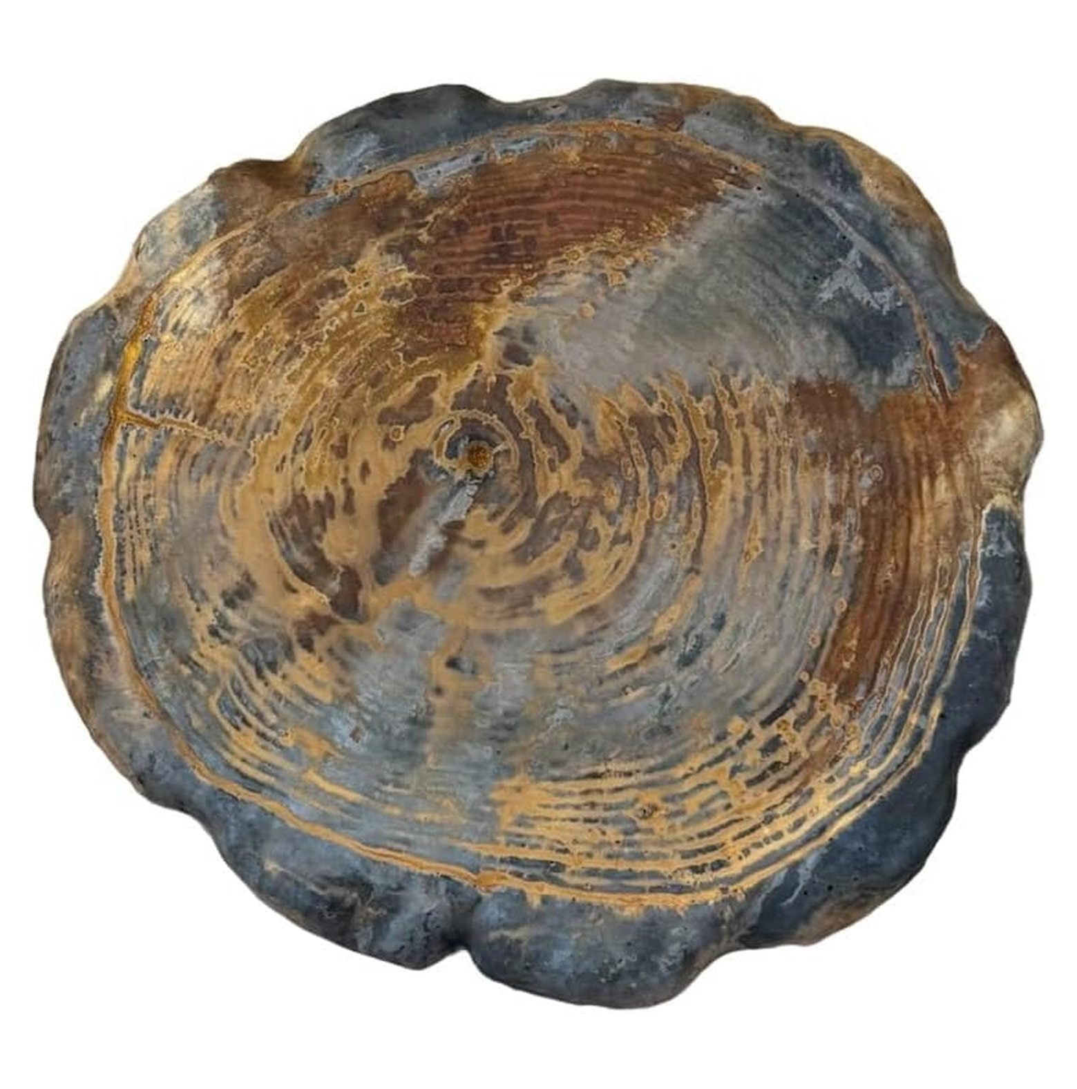 Solid Rock Stoneworks Large Log Stepping Stone, Decorative Garden Accent - Walmart.com