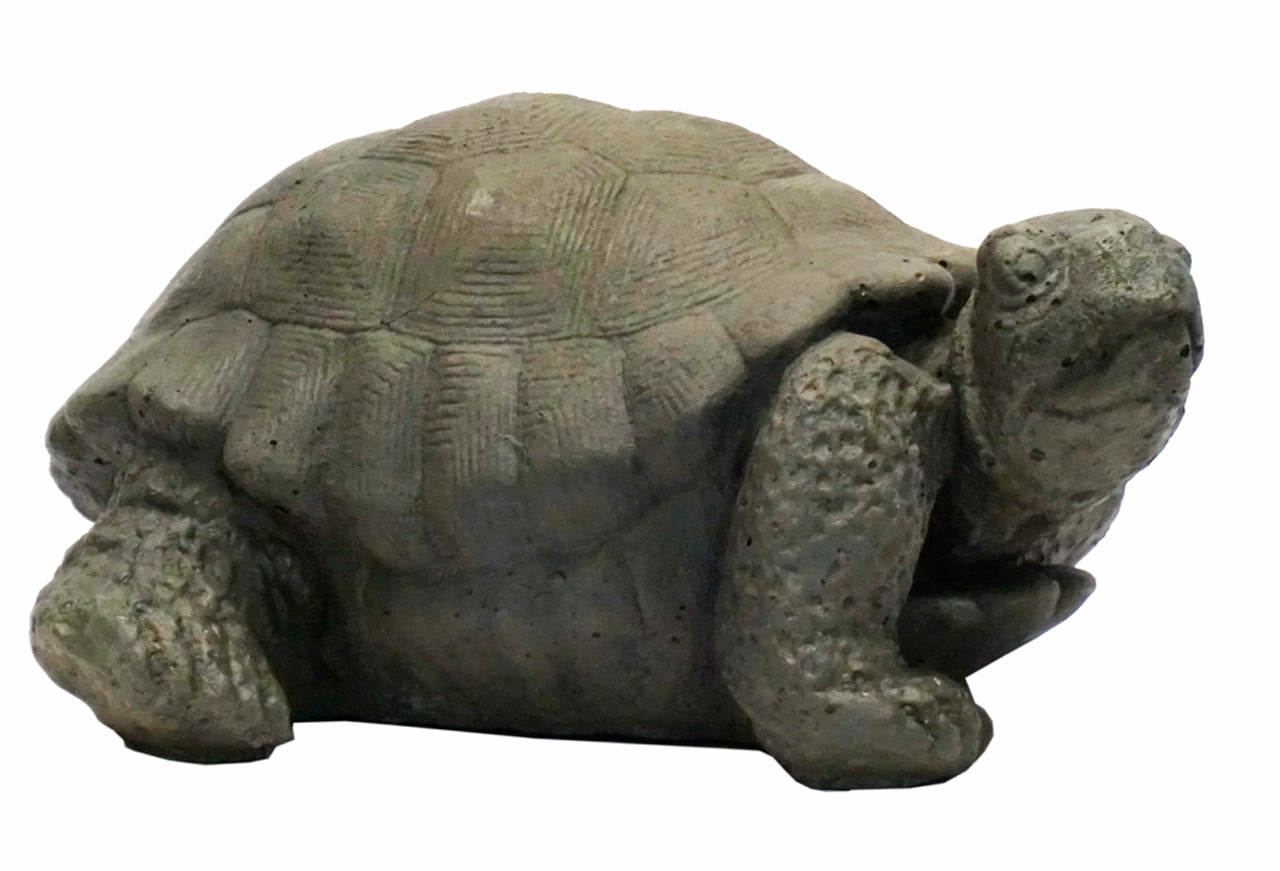 Solid Rock Stoneworks Large Snapping Turtle Concrete Statue, 5" Tall ...