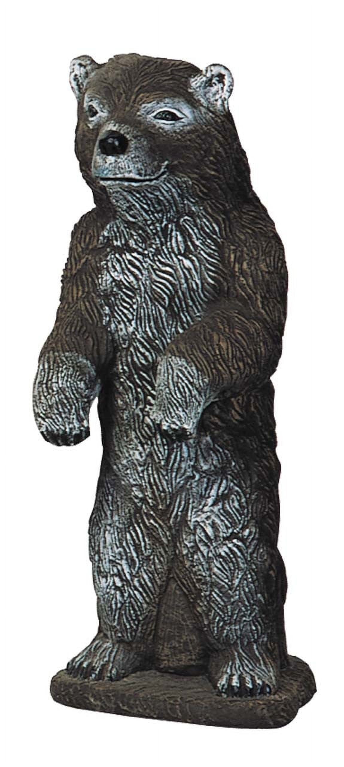 Solid Rock Stoneworks Large Standing Bear Concrete Statue, 28" Tall ...