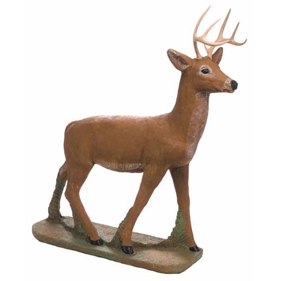 Solid Rock Stoneworks Life Size Concrete Garden Buck - 48" Tall ...