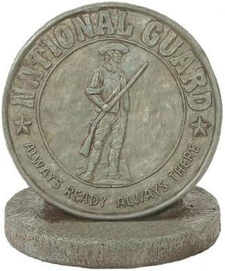 Solid Rock Stoneworks National Guard Plaque - Cypress- 12" tall x 11" wide, 11" deep - Walmart.com