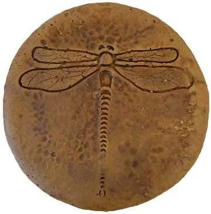 Solid Rock Stoneworks Round Dragonfly Stepping Stone - Walmart.com
