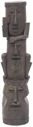 Solid Rock Stoneworks Tripple Tiki Stack- Concrete Statue - 25" Tall ...