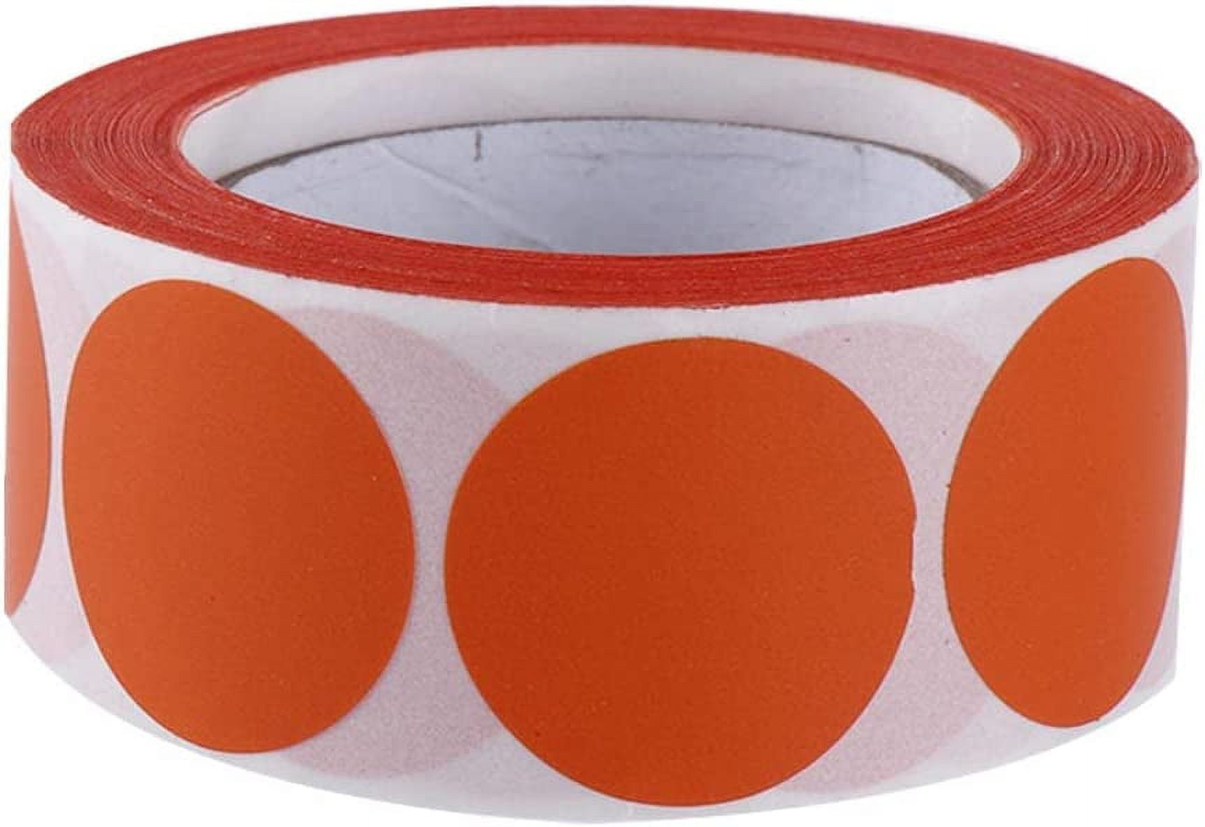 Solid Round Color Coding Labels Roll Self-Adhesive Circle Dot Sticker ...