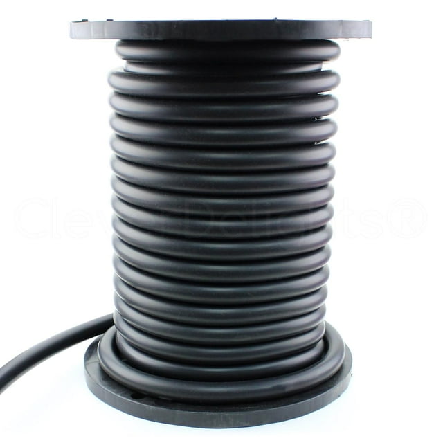 Solid Rubber Cord - 1" Diameter - 25 Feet - Buna 70 Durometer - Black ...