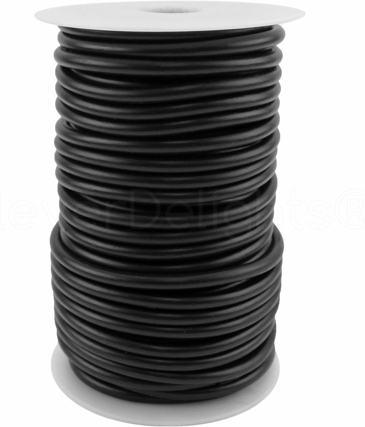 Solid Rubber Cord - 75 Feet - 5Mm (3/16") Round - Black - Buna 70 ...
